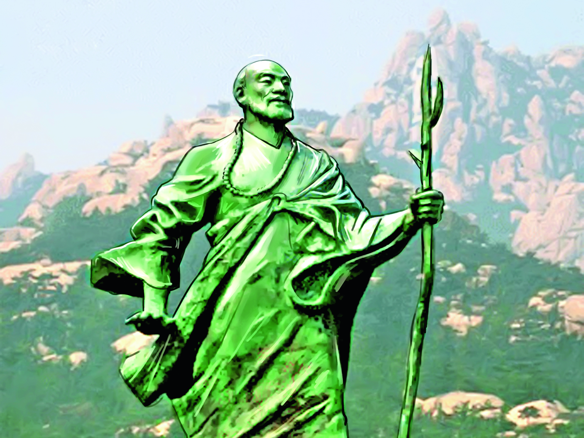 Fahien came to India in search of Buddhist texts, reached India on foot ...