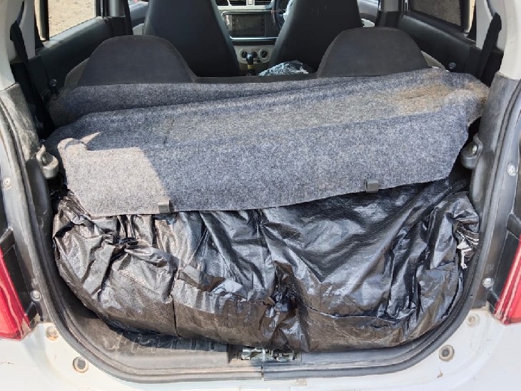 Work was standing on the side of the road in unclaimed condition, doda ...