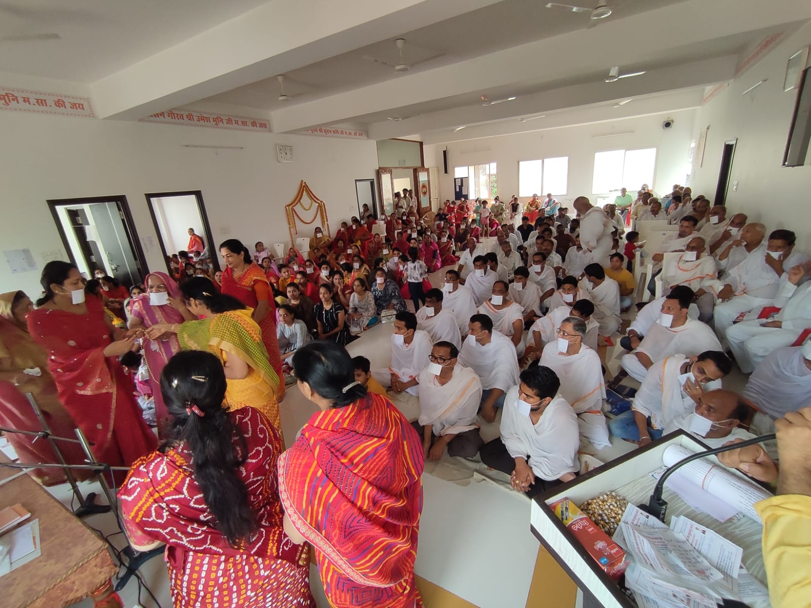 Under Shwetambar Jain Samaj, 19 lakh Navkar Mantra chanting completed ...