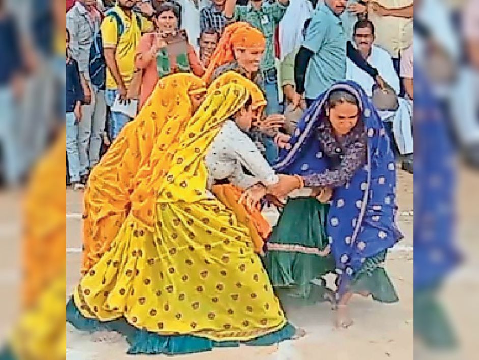 In Pali Lugdi Ra Jhala... Block level matches of Rural Olympics started ...