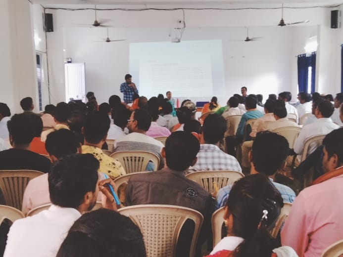 Organized meeting in Janpad Panchayat auditorium, information given ...