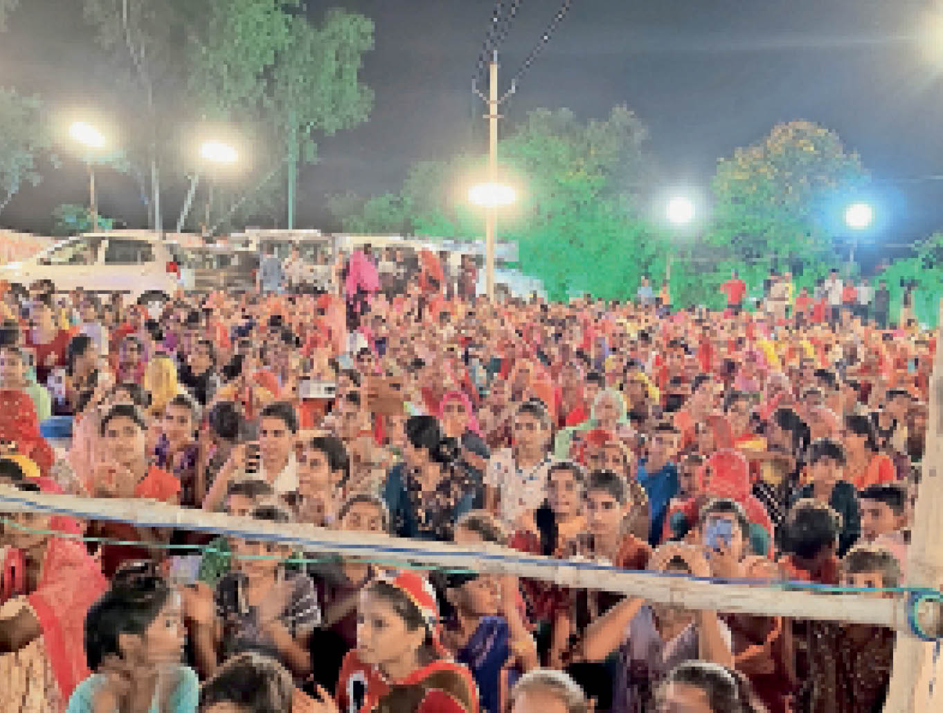 One evening in Rampura village, a crowd of faith gathered in the name ...