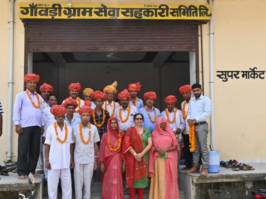 unanimously elected president, vice-president and member in Gavadi ...