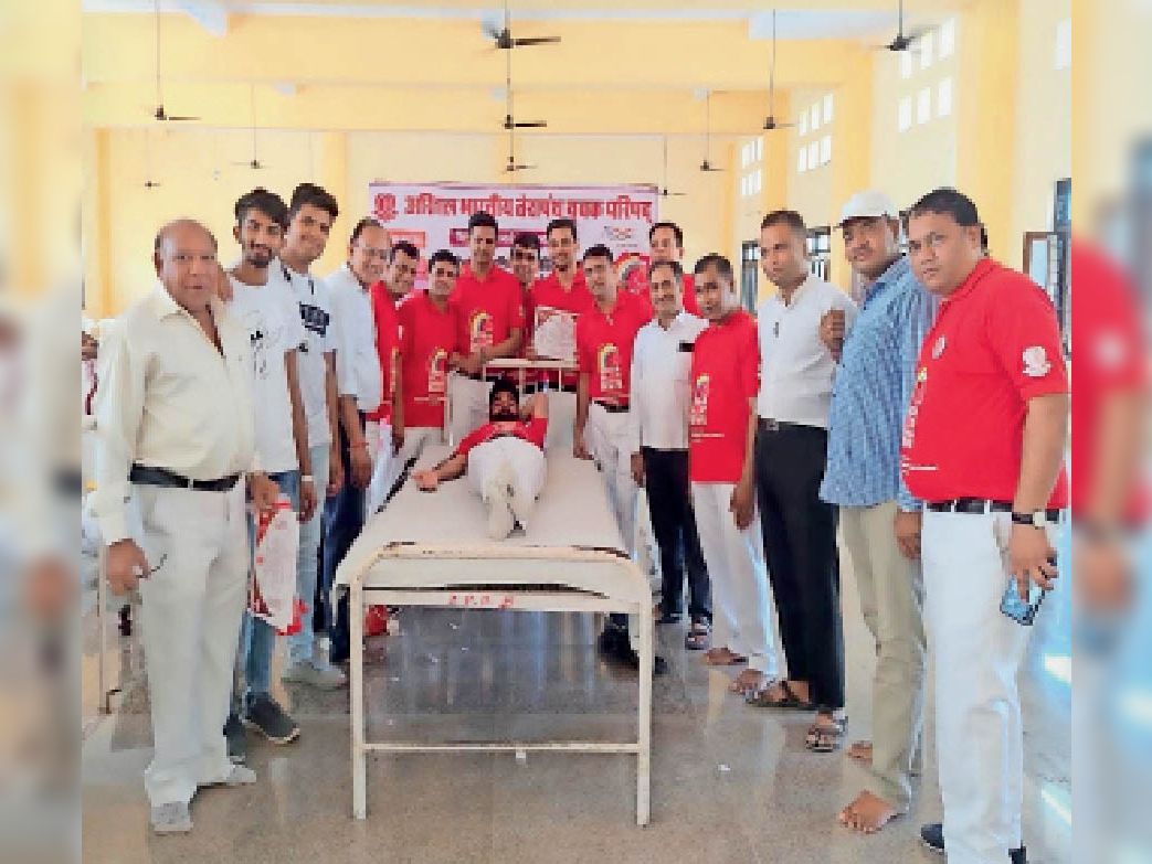 Blood donation camp in Rajsamand, Bhima and Amet on the foundation day ...