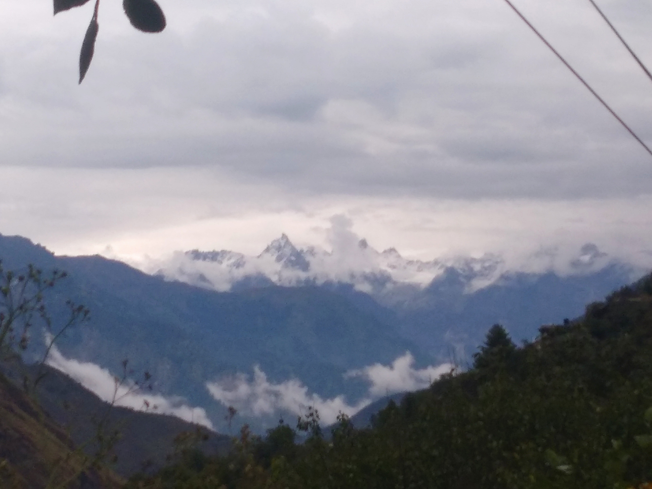 Snowfall on the peaks of Kullu-Lahaul, Change of weather ...