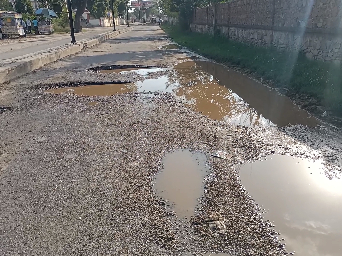 Drinking water line leakage, smelly water of drains also remains on the ...