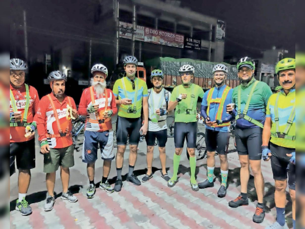 For the first time in the city, in the cycling event, 600 km with a ...