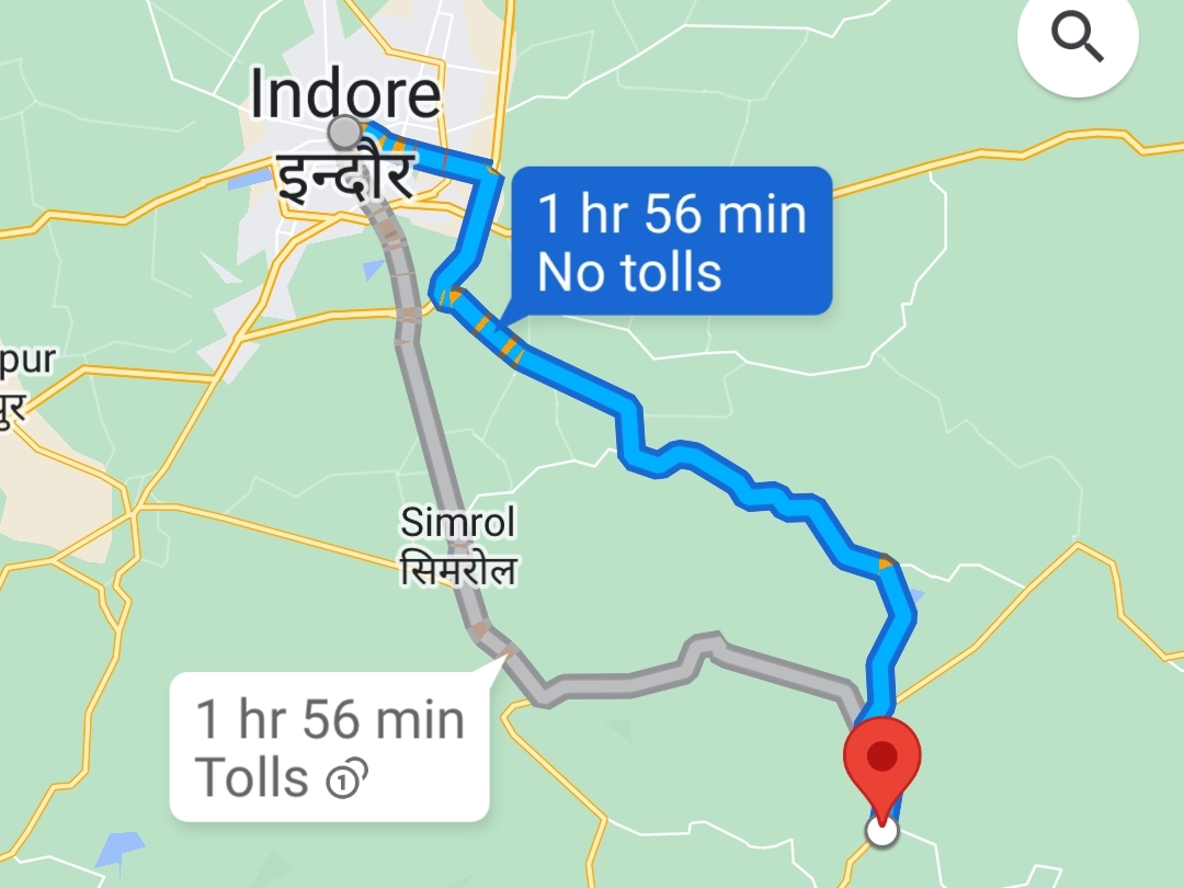 Know the alternate route of Indore-Badwah, here 2 ancient Hanuman ...