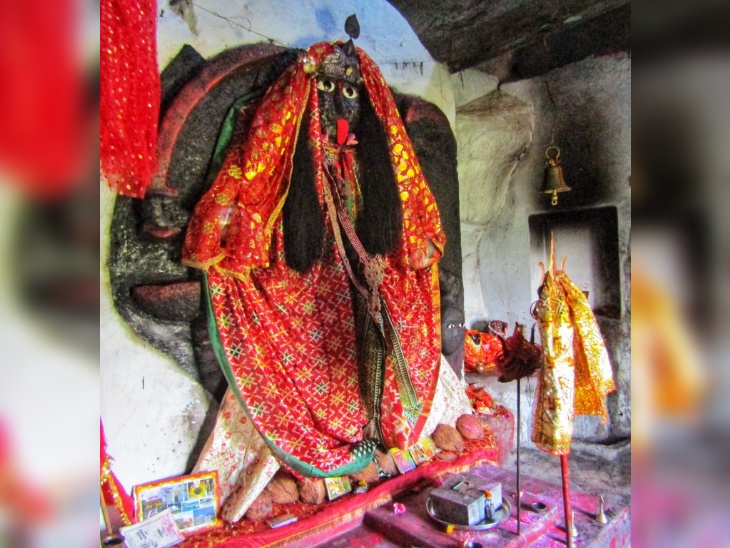 Maa Kali's temple at a height of 1450 meters in Mount Abu