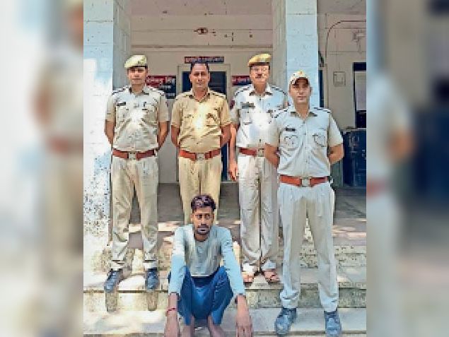 Lajjaram, an active member of the bandit gang, was arrested from the ...