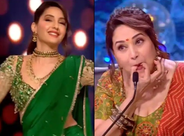 Nora Fatehi did Lavdi dance, Madhuri Dixit blew the whistle