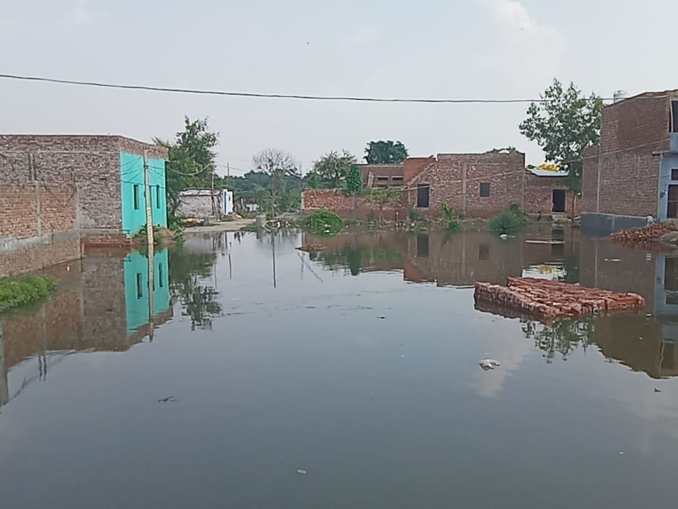 In Vrindavan, due to rising water level of Yamuna, the circumambulation ...