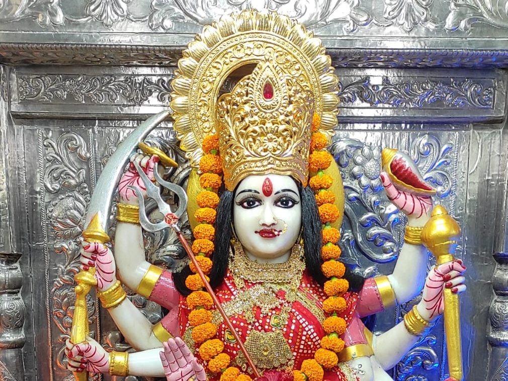 Maa Skandmata was worshiped in Unnao, crowd of devotees gathered ...