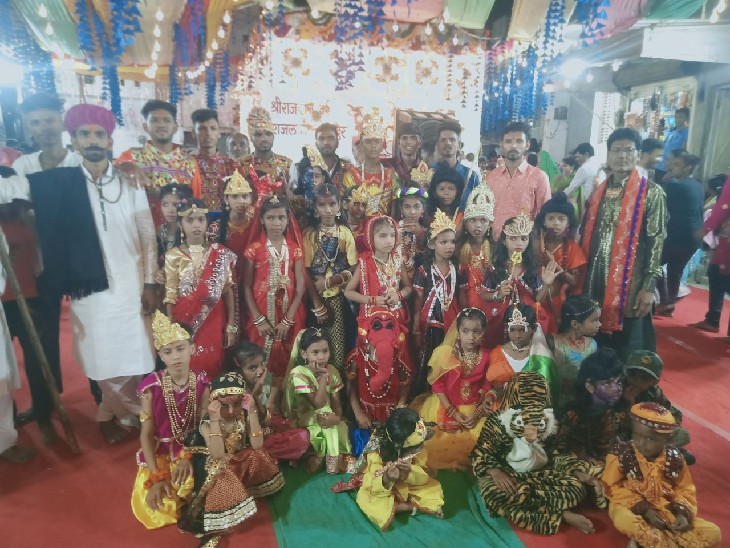 People of Charaniya society organize Garba on the lines of Gujarat in ...