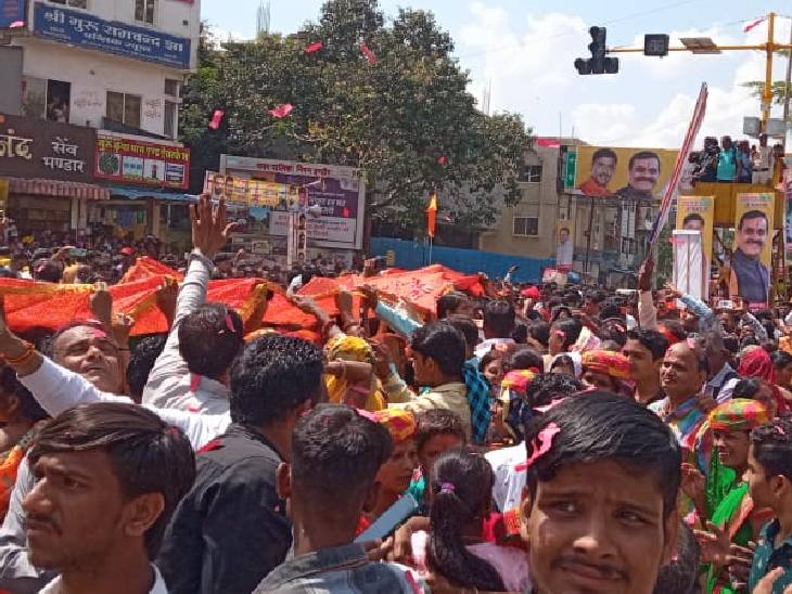 Indore (MP) Nav Durgotsav Chunri Yatra; Kailash Vijayvargiya, VD Sharma ...