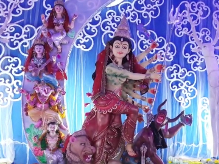 Navratri celebrations in Nalanda, Amarnath cave at Kali Chowk and South ...