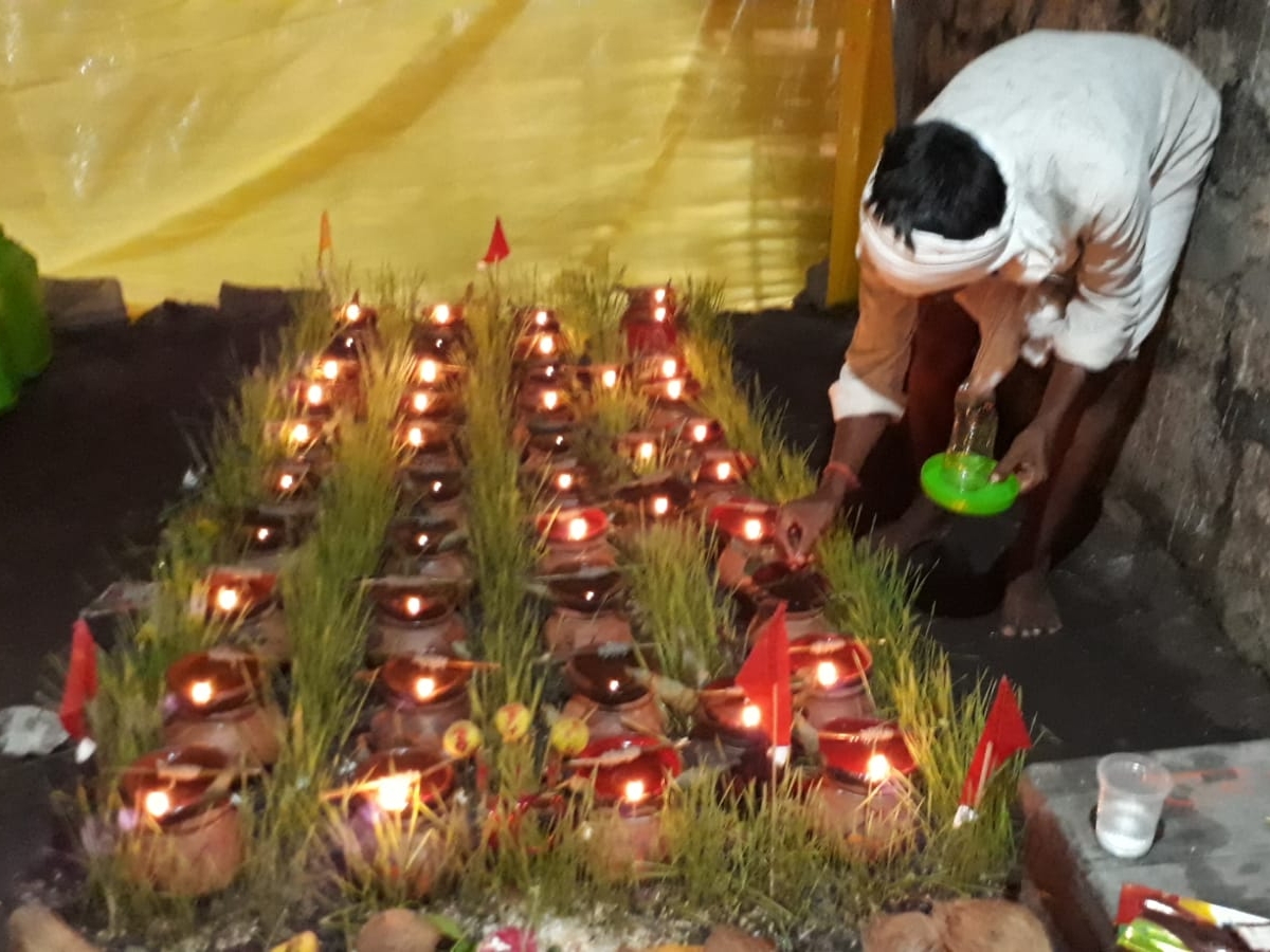Devotees make attendance through dense forests and rocky paths on the ...