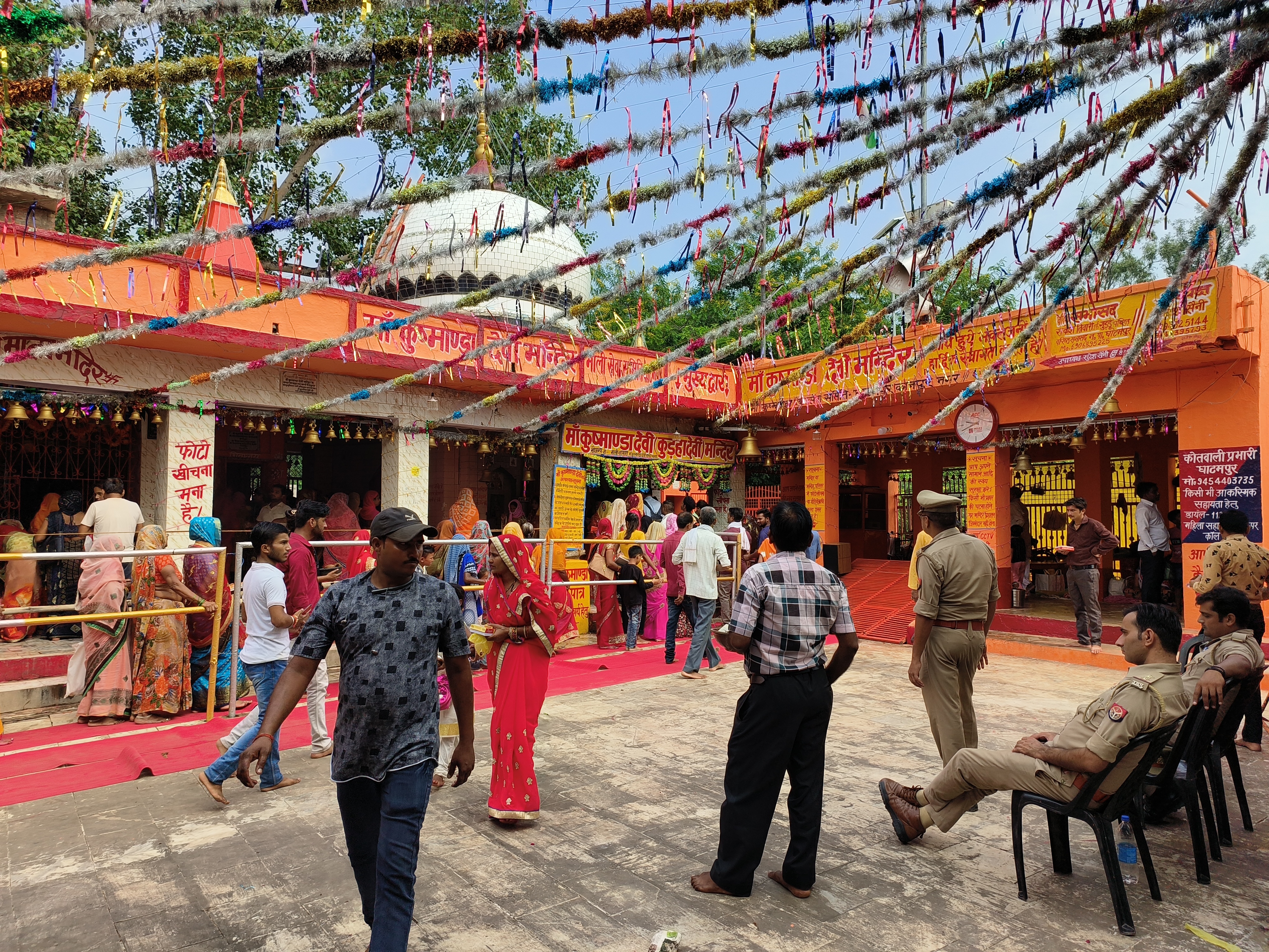 Navratri festival celebrated with pomp in Ghatampur Devotees gathered ...