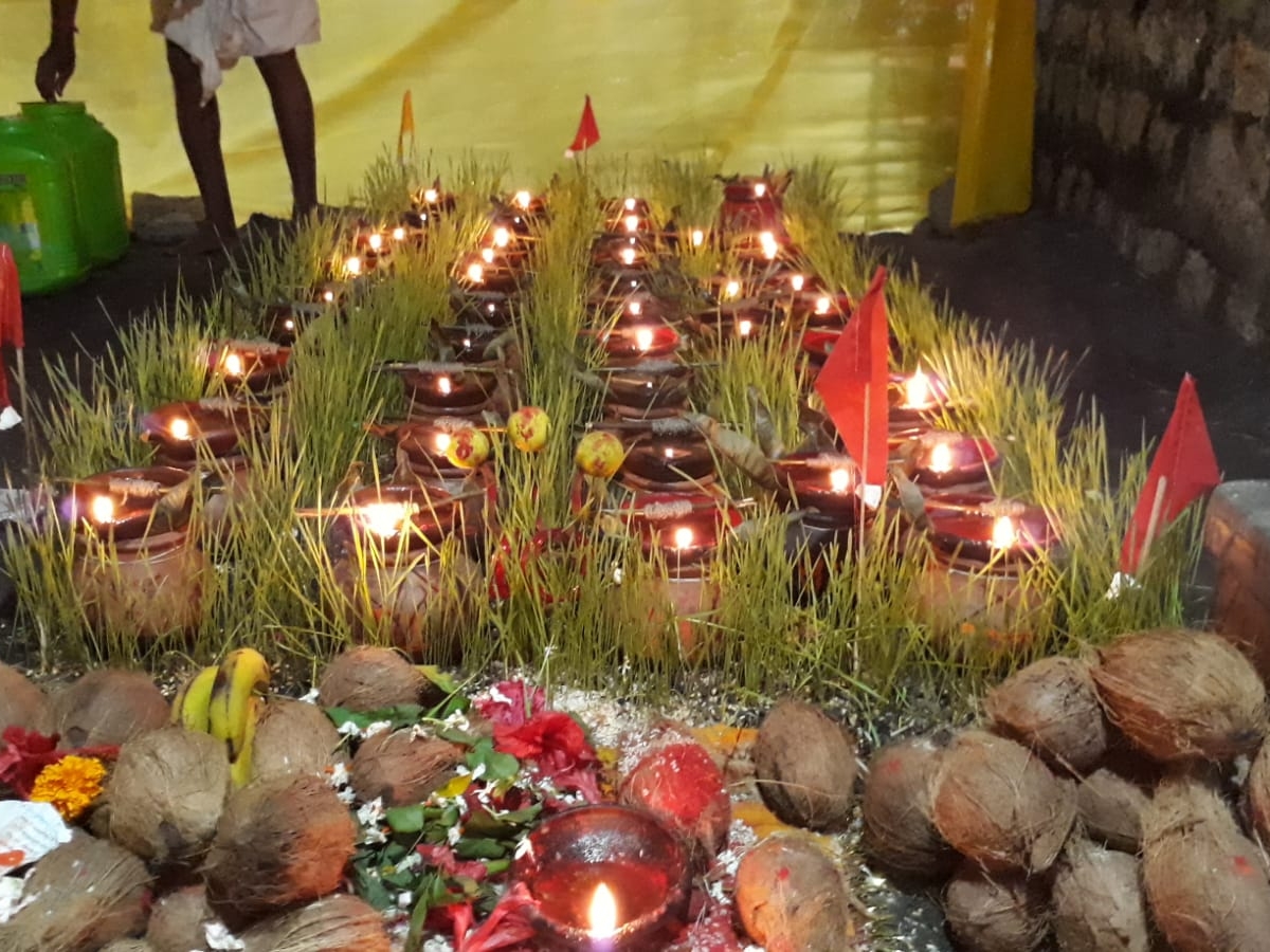 Devotees make attendance through dense forests and rocky paths on the ...