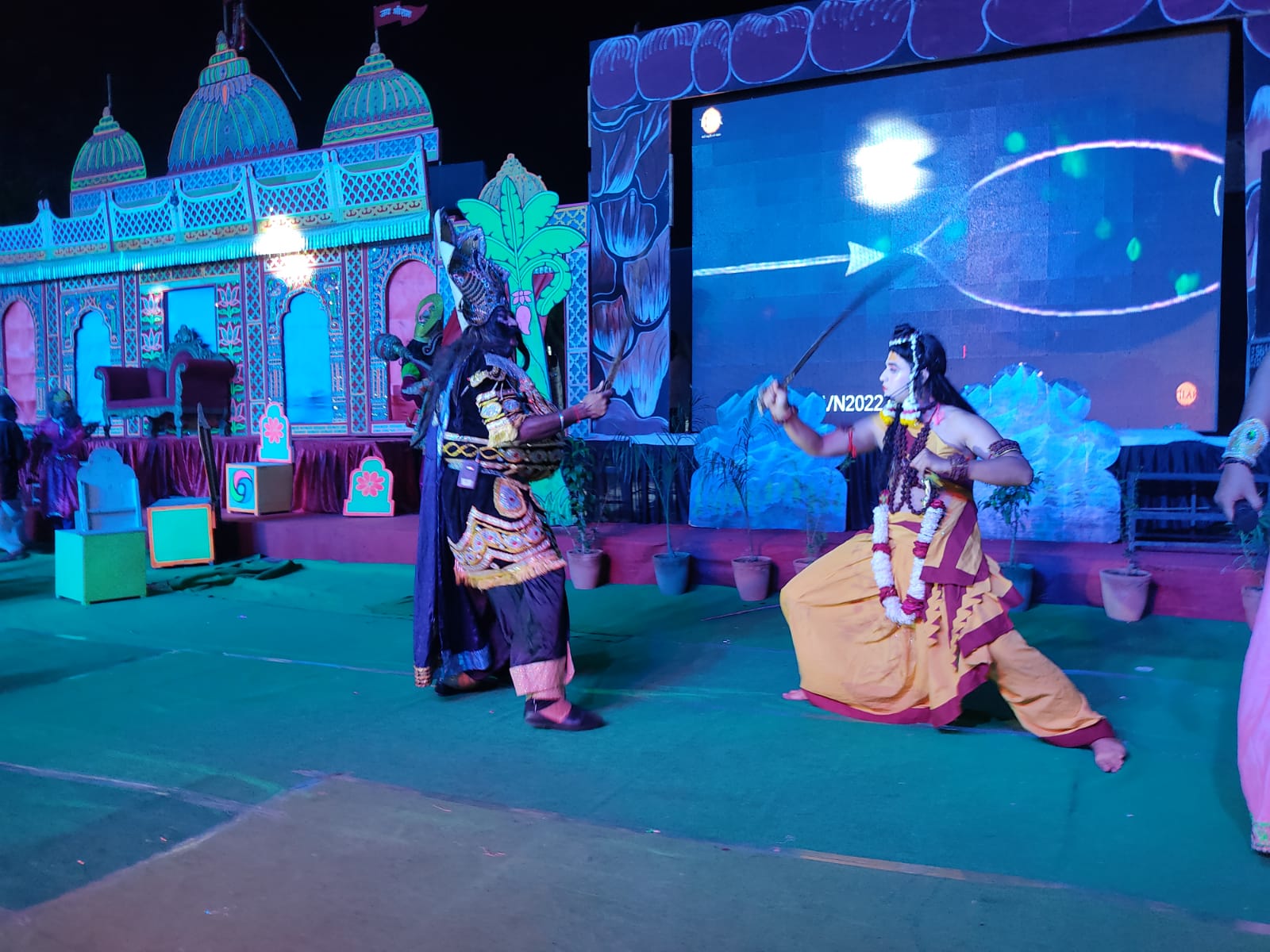 Every effort is made to awaken Kumbhakaran in Ramlila staging. | 10 ...