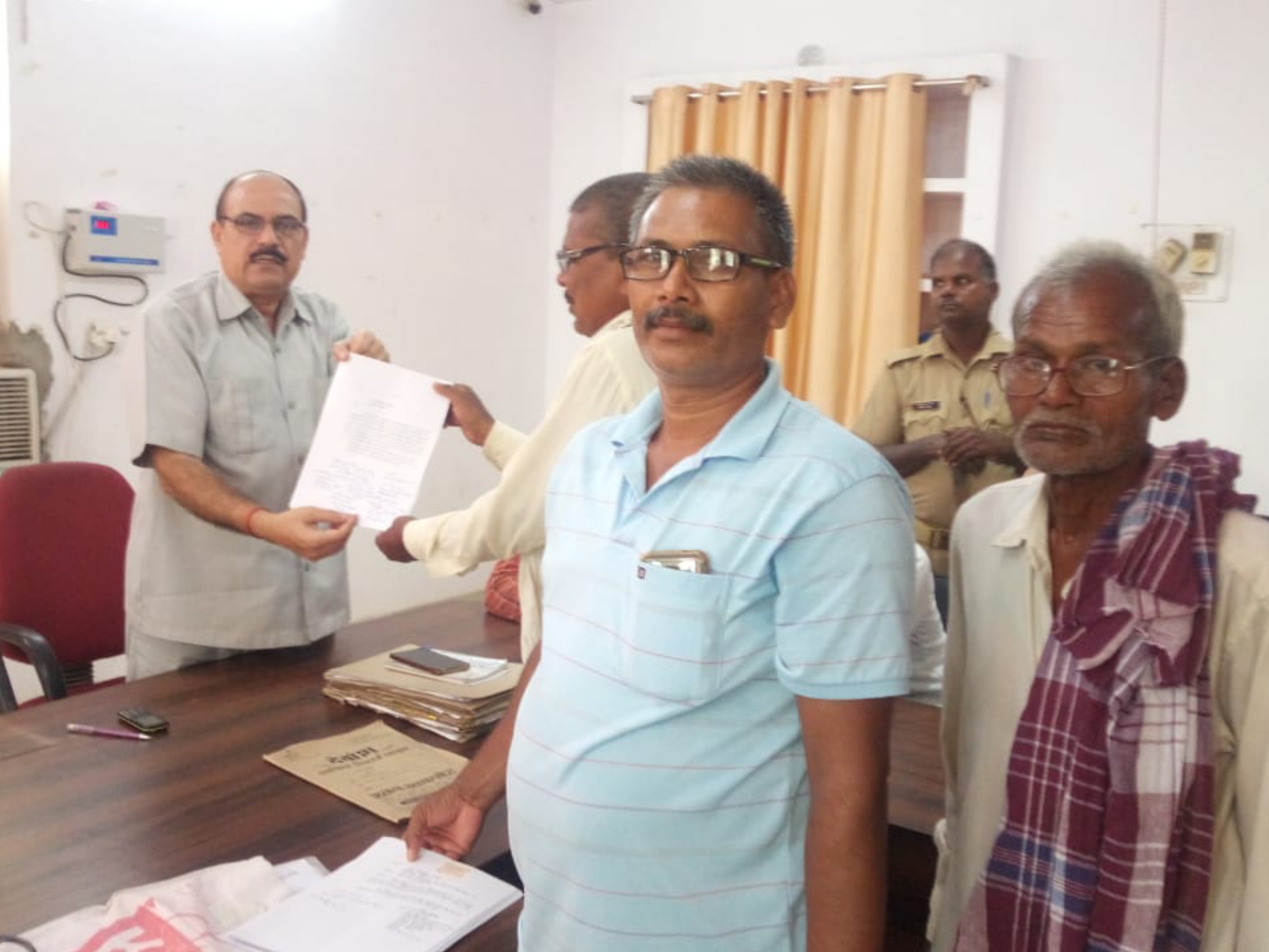 The dharna was going on for the last 10 days, the Tehsildar assured to ...