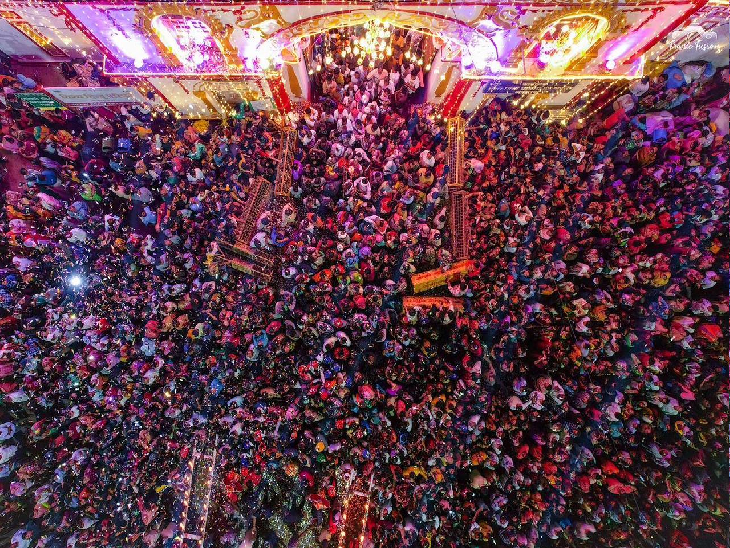 More than 1 lakh devotees gathered to welcome Maiji in Mavli Parghav ...
