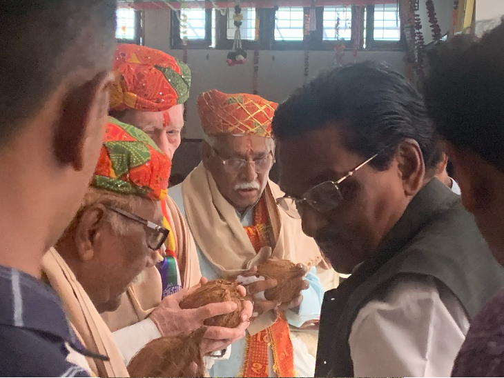 Acharya gave Jinalaya Pratishtha Muhurta to Khavasa Shri Sangh