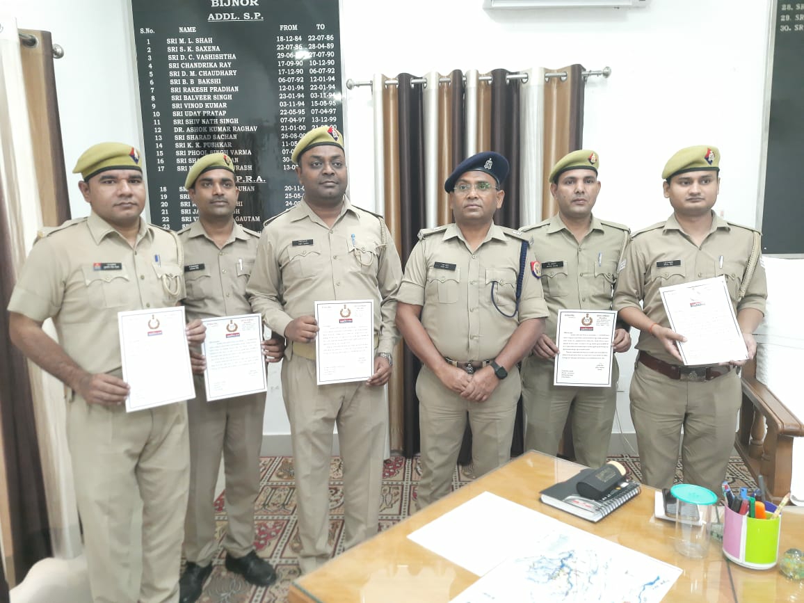 ASP honored the constables for getting the first position in the state