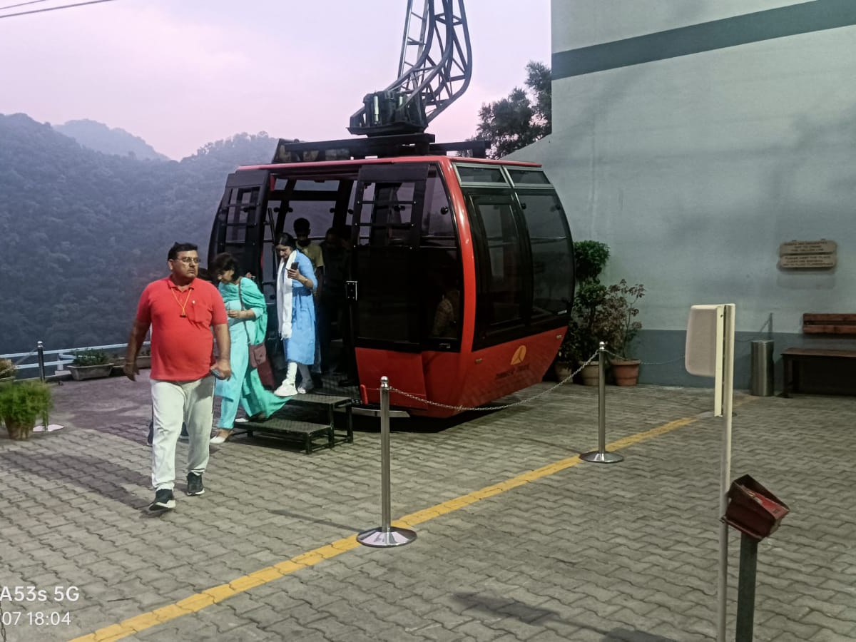 Timber Trail ropeway started in Parwanu | परवाणू में टिंबर ट्रेल रोपवे ...