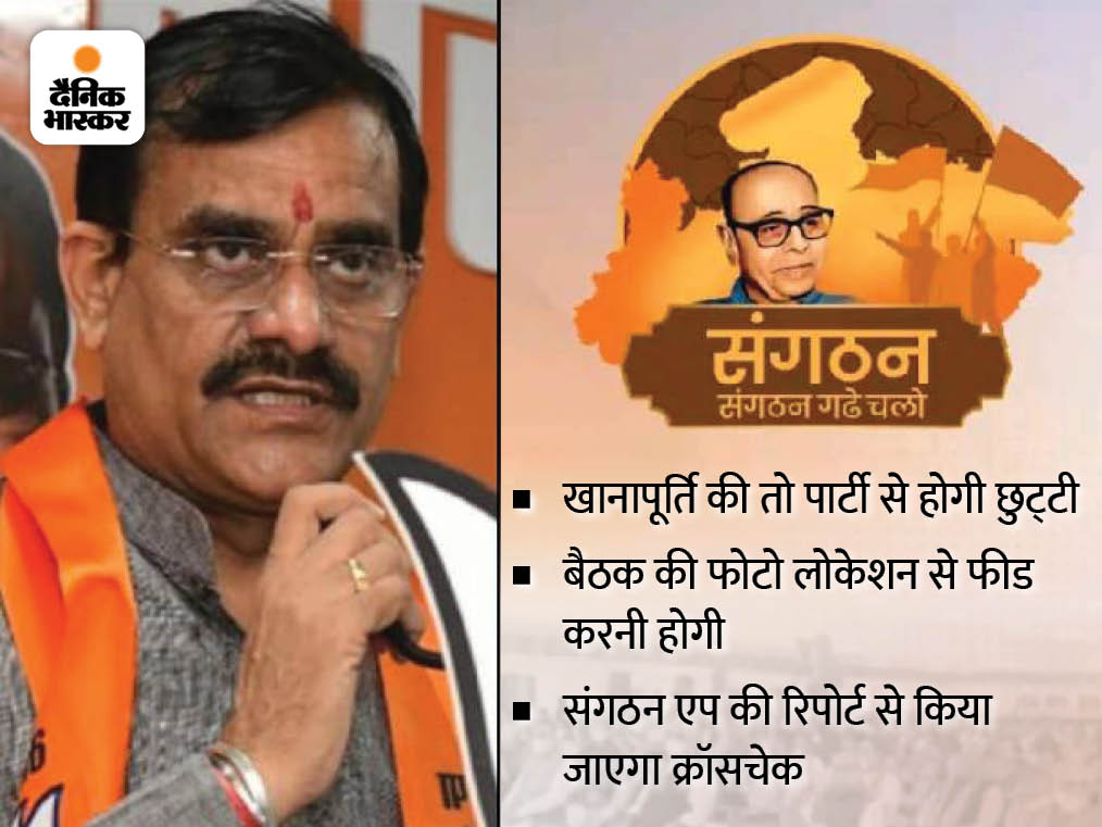 BJP State President launched Sangathan 2.0 app, there will be real time ...