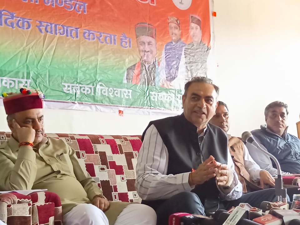 BJP's co-in-charge Sanjay Tandon in Solan | सोलन में बोले भाजपा के सह ...