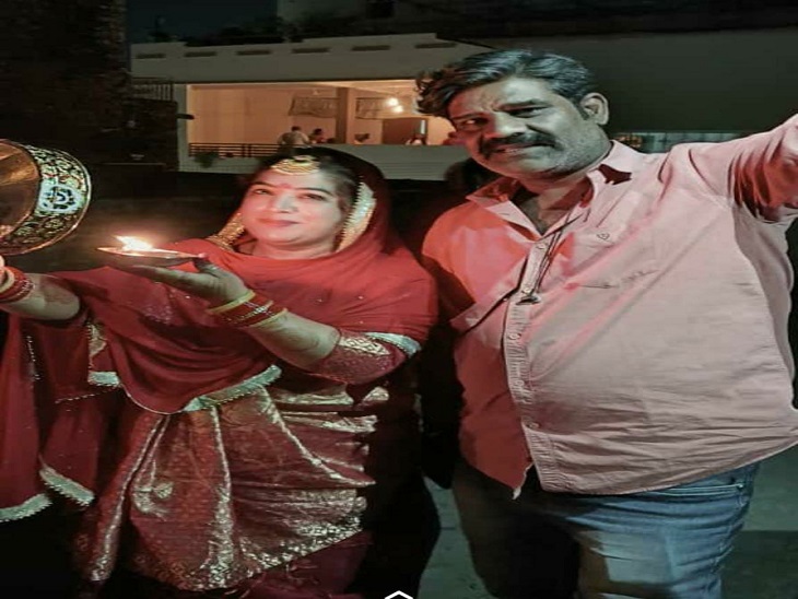 Azamgarh, Suhagins kept a Nirjala fast for their husbands | आजमगढ़ में ...