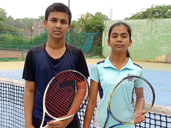 Brother and sister performed brilliantly in Lawn Tennis and secured ...