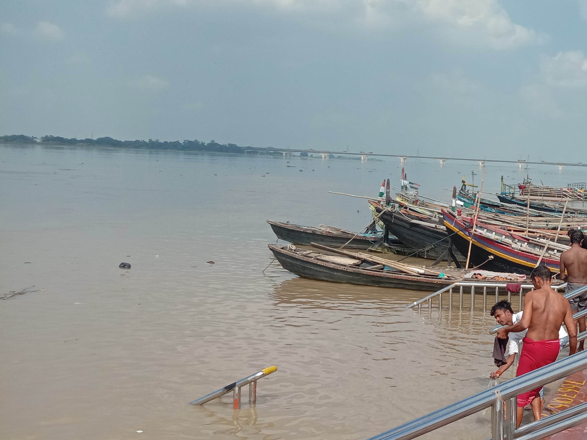 Water reached the marriage pavilion of Ramrekha Ghat, administration's ...