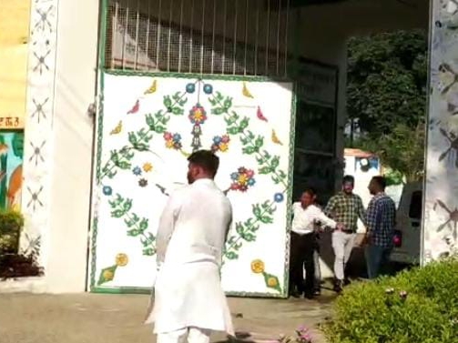 On getting parole for one month, Barnawa reached the village ashram ...