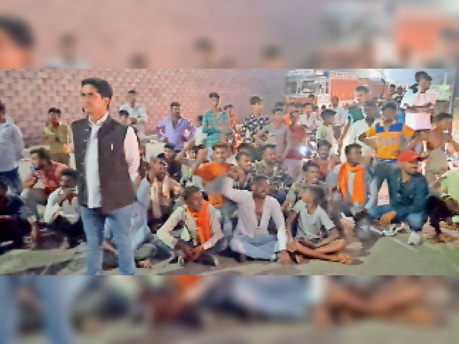 Villagers jammed on Ranpur road in case of excess of six-year-old ...