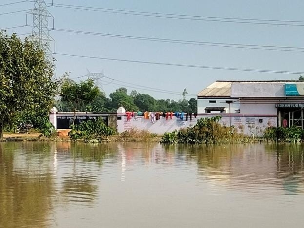 Saryu flowing 71 cm above the danger mark, the villages of Majha area ...