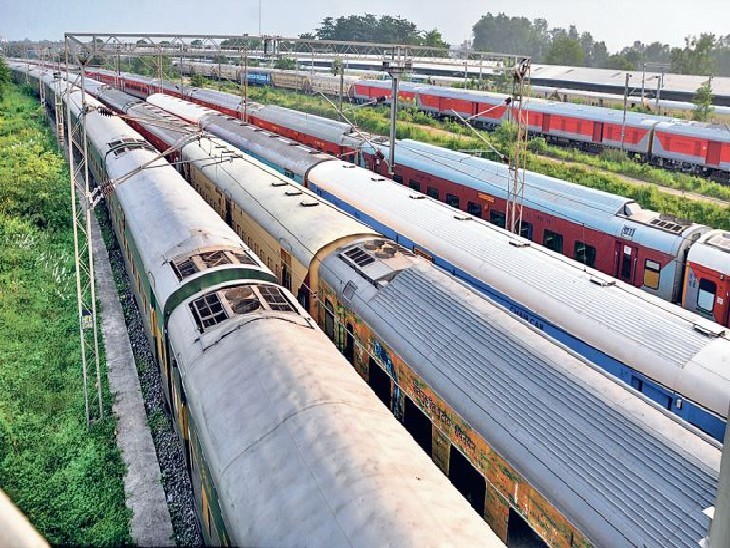 Goods train derail, Bholenagari train delayed by one and a half hours ...