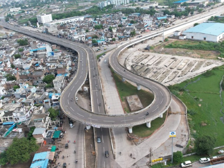 Rajasthan kota Drone video of development works in the city Udh ...