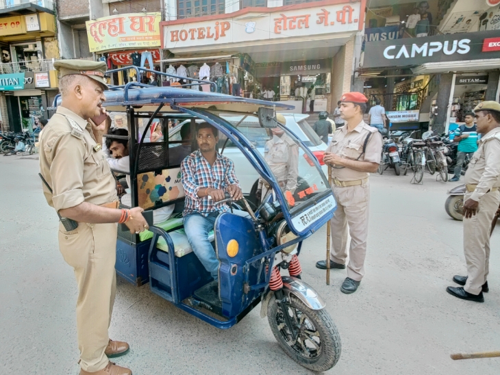 Challan of 70 e-rickshaws, action taken on bullets : Traffic police ...