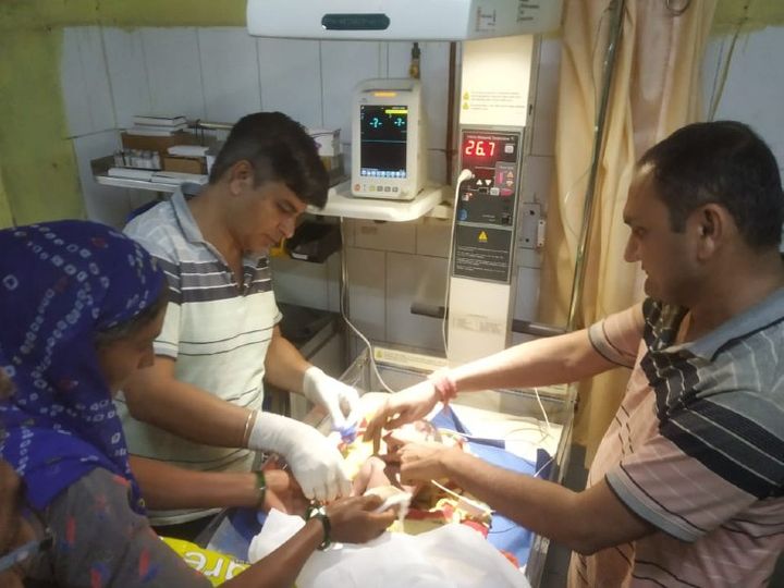 rajasthan barmer dhorimana Farmers arrived after hearing the sound of ...