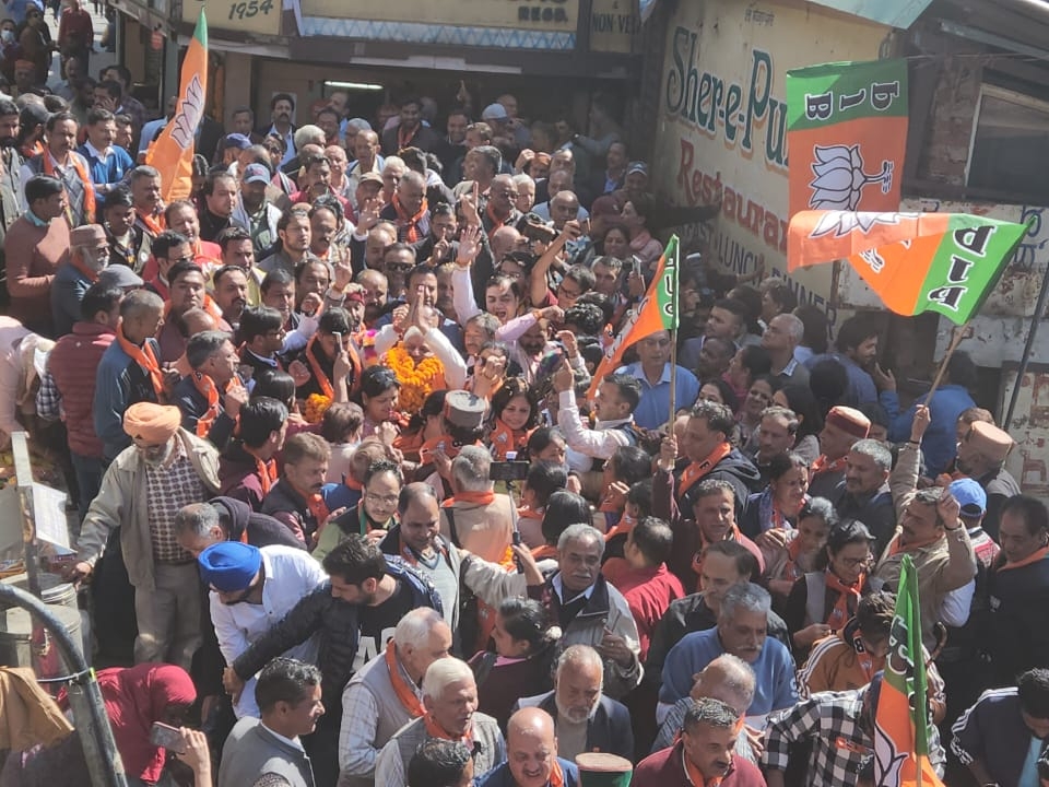 BJP's Sanjay Sood files nomination in Shimla | शिमला में BJP के संजय ...