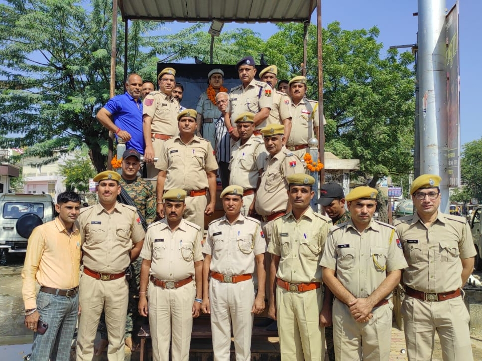 Police Martyr Memorial Day was celebrated in Kuchaman City like all ...