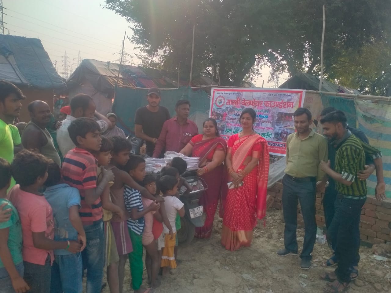 Saarthi Foundation celebrated Diwali with the needy in Baghpat | बागपत ...