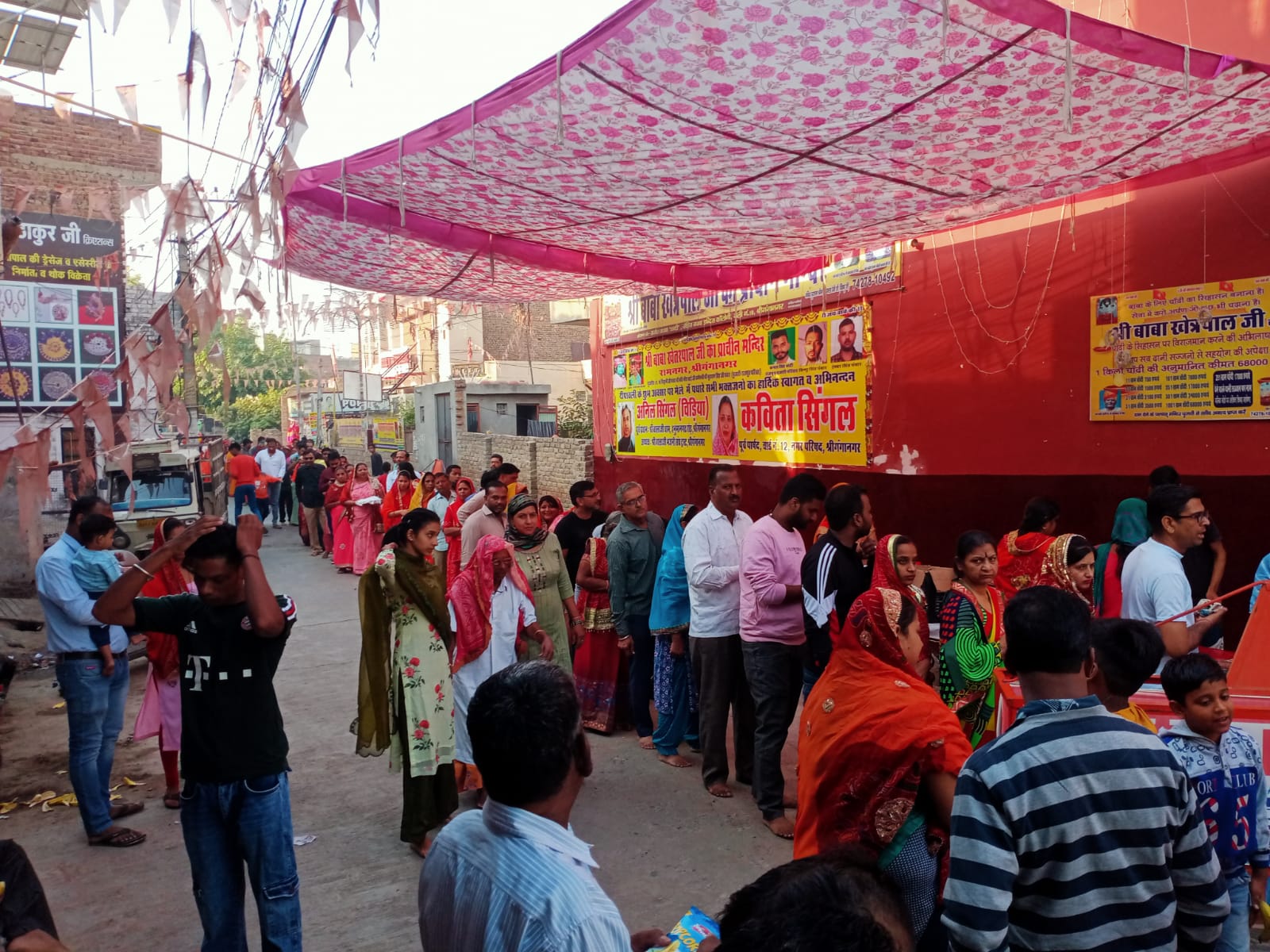 Diwali fair begins in ancient Khetarpal temple, devotees line up since ...