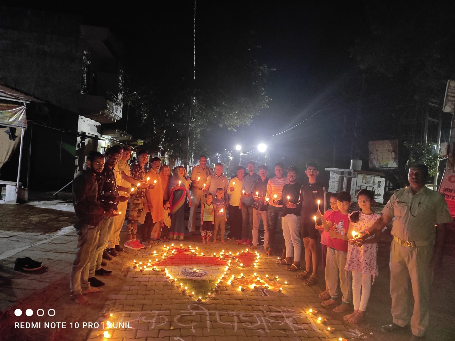 In the memory of the martyrs, lamps of reverence were lit, Rangoli was ...