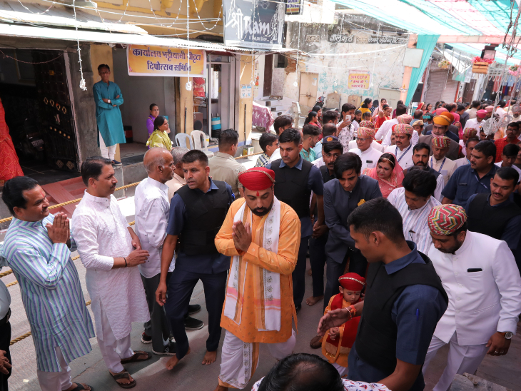 Lakshya Raj Singh Mewar welcomed with royal love, enthusiasm was also ...