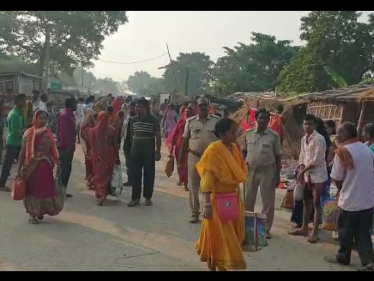 Manihari administration took stock of facilities at Ganga Ghat, people ...