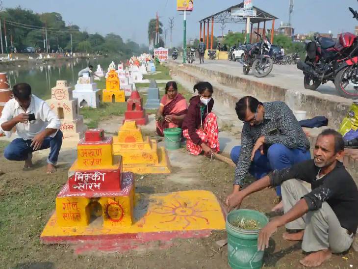 Preparations started at Chhath Ghats, anger among people due to non ...