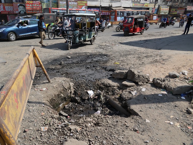 First filled the pits with soil, now the corporation will improve the ...